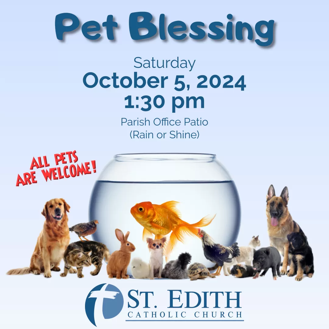 Pet Blessing - St Edith Catholic Church